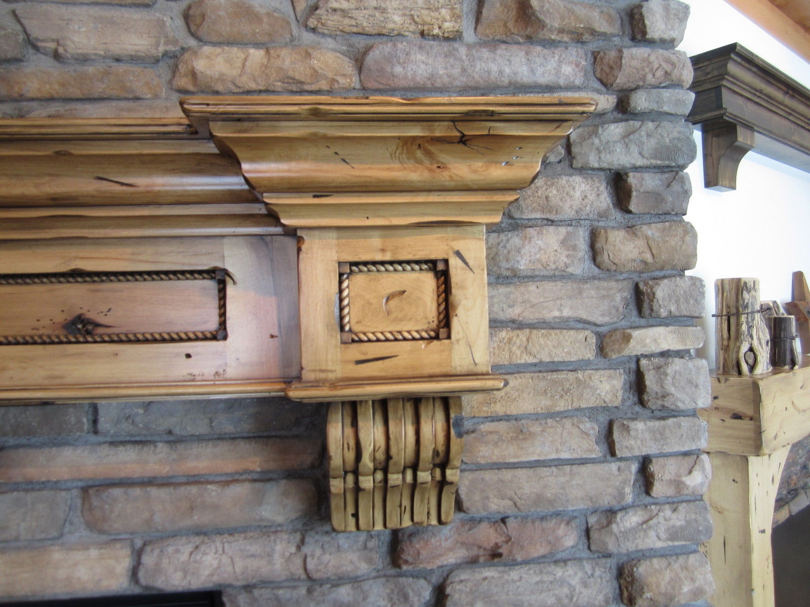 Custom Made Mantel For Your Fireplace | Any Size and FinishIguana Art ...